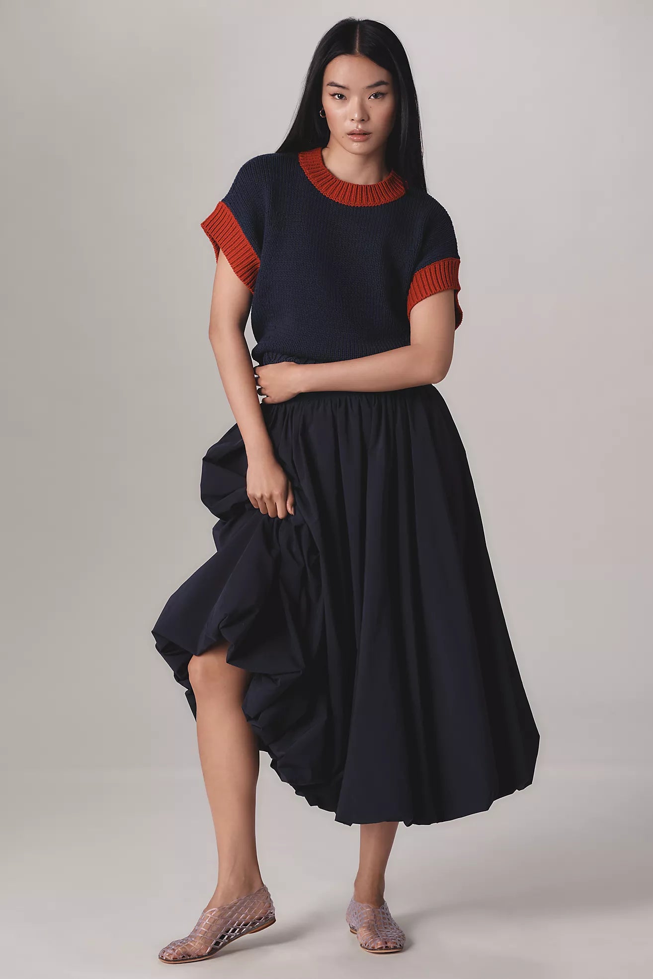 The Pippa Crew-Neck Sweater by Maeve: Cap-Sleeve Edition – katie + hubbell