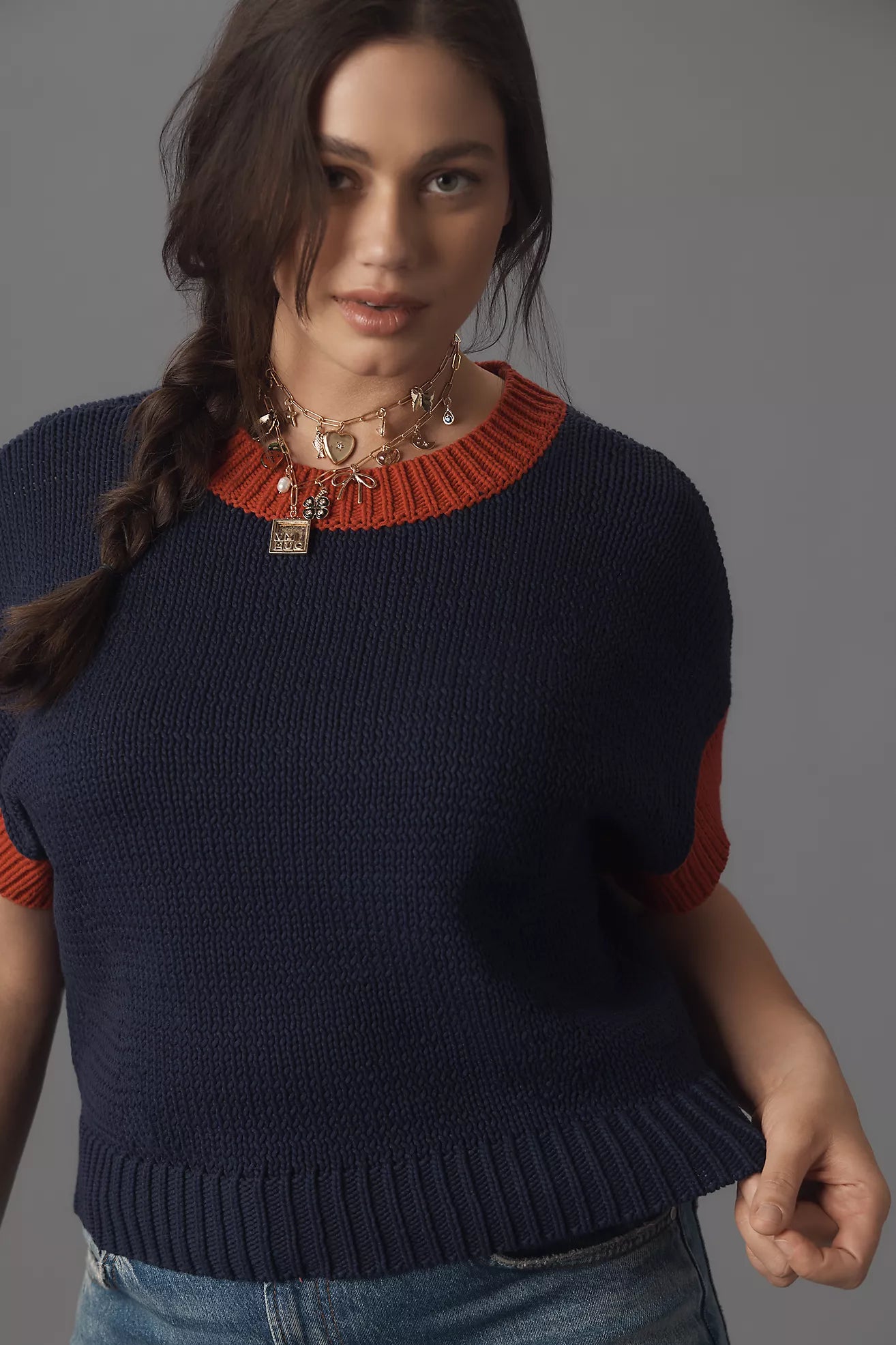 The Pippa Crew-Neck Sweater by Maeve: Cap-Sleeve Edition – katie + hubbell