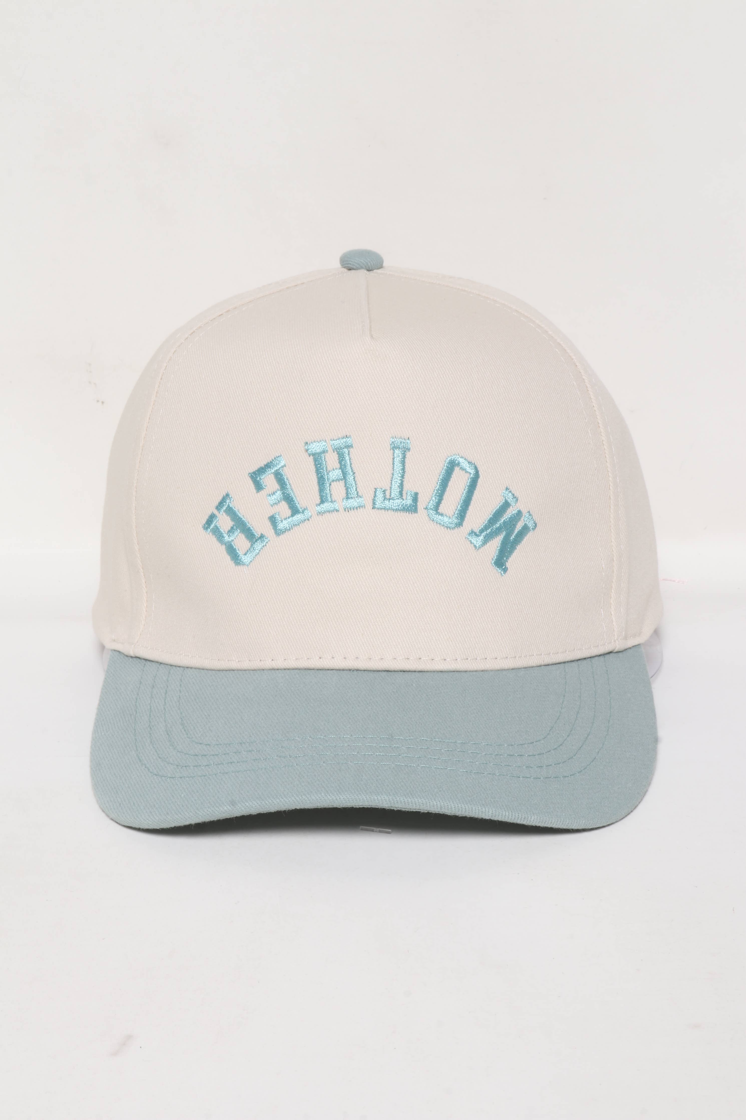 Mother Upside Down Embroidered Baseball Cap – katie + hubbell